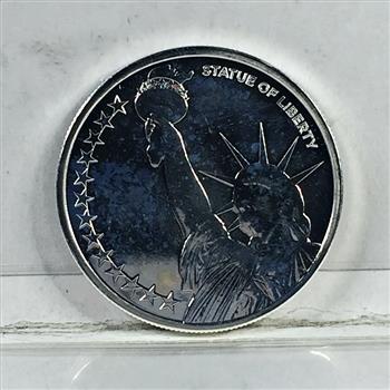 One Troy Ounce .999 Fine Silver Round*Statue of Liberty | Property Room
