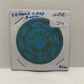 Poker Chip*Sahara's Card Room | Property Room