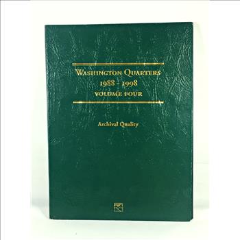 Pre-owned Littleton Washington Quarters Collector's Album 1988-1998 ...