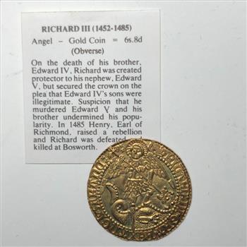 Replica Richard III Gold Coin Angel | Property Room