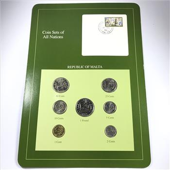 Republic of Malta*Coin Sets of All Nations Series*8" x 12" Story Board | Property Room