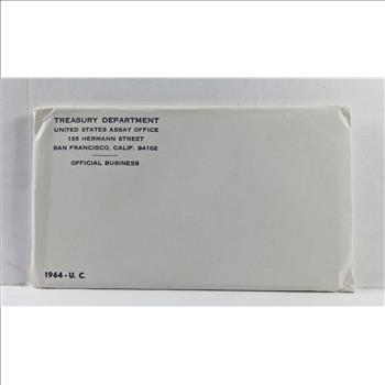 SEALED/UNOPENED 1964 United States Mint Uncirculated Coin Set*In ...