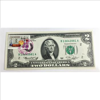 Series 1976 $2 Federal Reserve Note (New York, NY) with Stamp ...