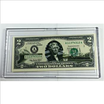 Series 2003A United States Federal Reserve $2 Note Commemorative of the ...