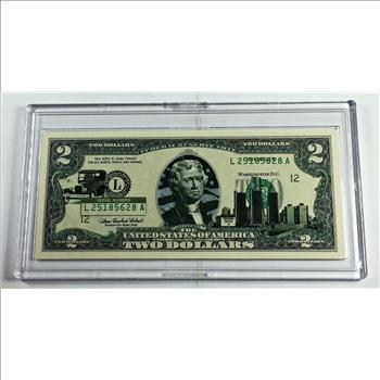 Series 2003A United States Federal Reserve $2 Note Commemorative of the ...