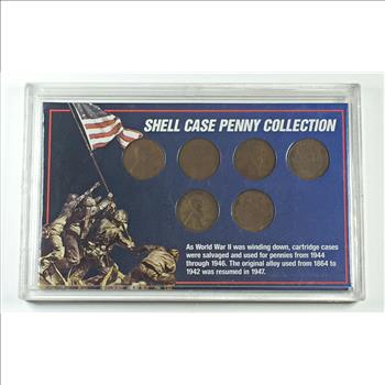 Shell Casing Penny Collection*Made with WWII Cartridge Cases*Made From ...