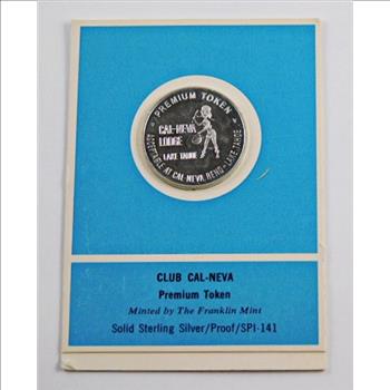 Silver Cal-Neva Lounge Premium Token*Solid Silver*Unopened Package ...