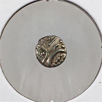 Silver fanam (chuckram), c.1800-1847, Travancore Kingdom, Southern ...