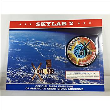 Skylab 2 (Conrad-Weitz, Kerwin) NASA Space Mission Emblem Patch*Encased in 9" x 11" Historical ...