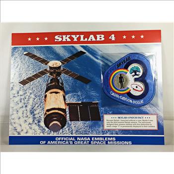 Skylab 4 (Carr-Gibson-Pogue) NASA Space Mission Emblem Patch*Encased in 9" x 11" Historical ...