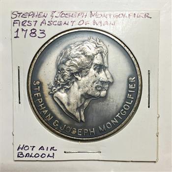 Stephan & Joseph Montgolfier*1783 Hot Air Balloon*First Ascent of Man ...