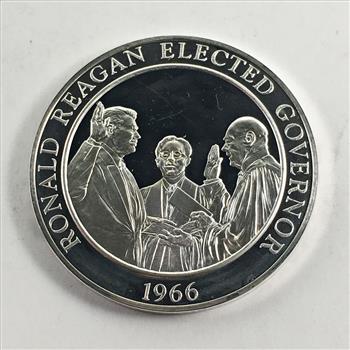 Sterling Silver (27g) California Comm. - Ronald Reagan Elected Governor ...