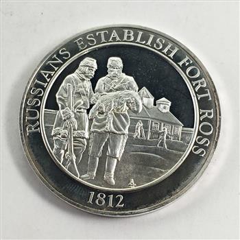 Sterling Silver (27g) California Comm. - Russians Establish For Ross ...