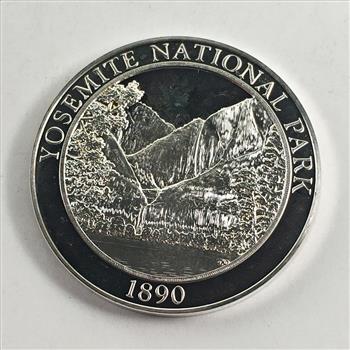 Sterling Silver (27g) California Comm. - Yosemite National Park 1890 ...