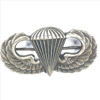 Sterling Silver Airborne Wings Pin*Total Weight is 10 Grams | Property Room