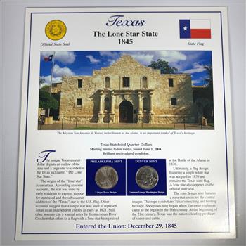 Texas Commemorative State Quarters *High Grade Uncirculated | Property Room