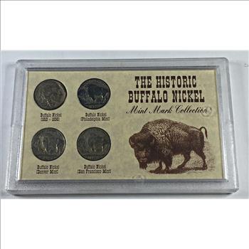 The Historic Buffalo Nickel Mint Mark Collection: 1937-D, 1937, 1936-D ...