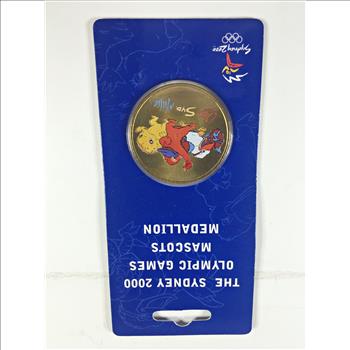 The Sydney 2000 Olympic Games Mascots Medallion*Olly, Syd and Millie ...