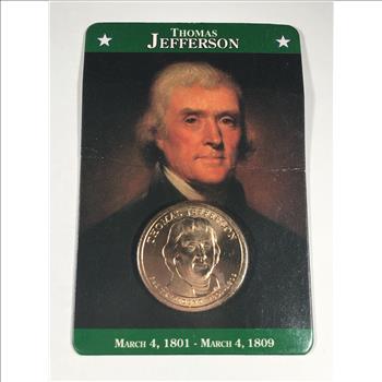 Thomas Jefferson Presidential Commemorative Dollar*Brilliant ...