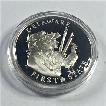 Vintage 1.7 Troy Ounces Proof Sterling Silver State Commemorative ...