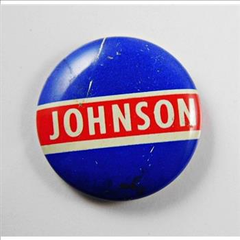 Vintage JOHNSON Political Pin | Property Room
