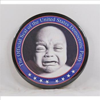 Vintage Political Pin*The Official Seal of the United States Democratic ...