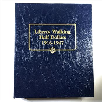 Whitman Classic Coin Album for Liberty Walking Half Dollars - Excellent ...