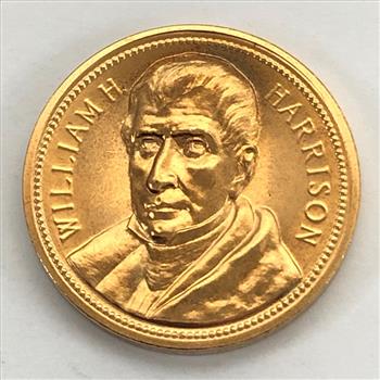 William H. Harrison Presidential Commemorative*Info on Reverse*1.25 ...
