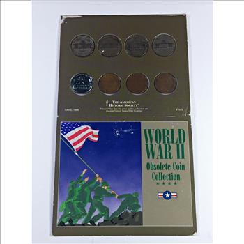 World War II Obsolete Coin Collection*4 Silver Nickels, 3 Lincoln Head ...