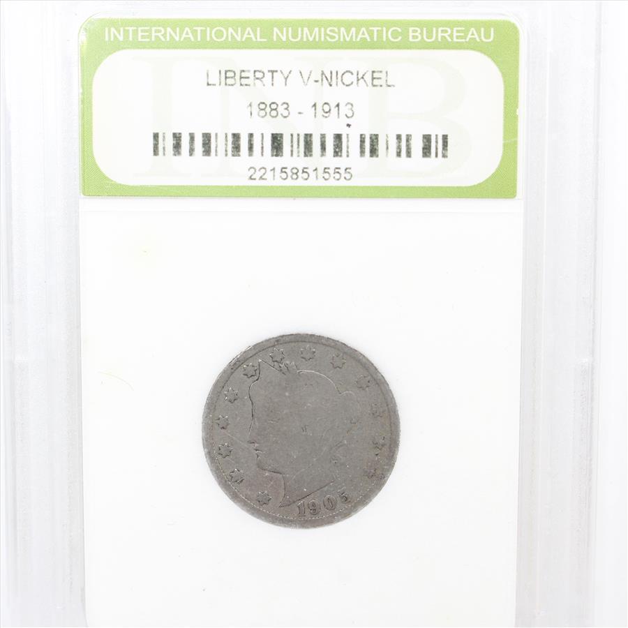 1905 Liberty V-Nickel INB Slab (221) | Property Room