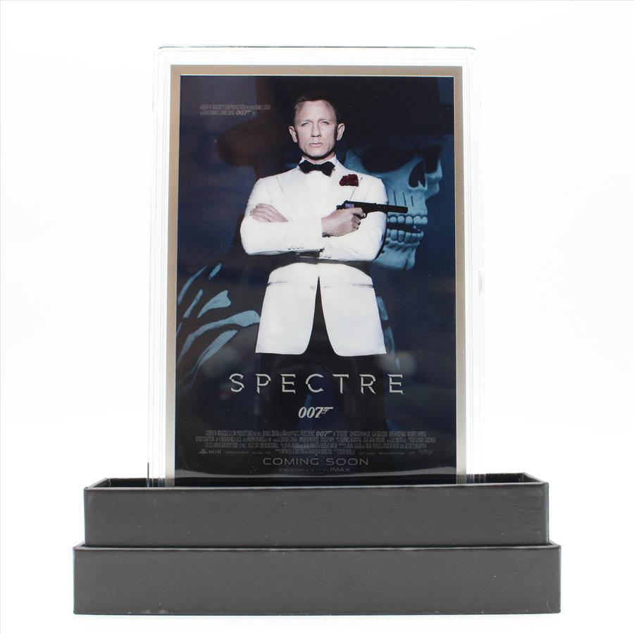 2020 5g 999 Silver Foil James Bond Spectre Poster with Stand & Box The ...