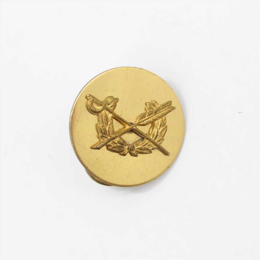 Military Round Brass Sword Pin | Property Room