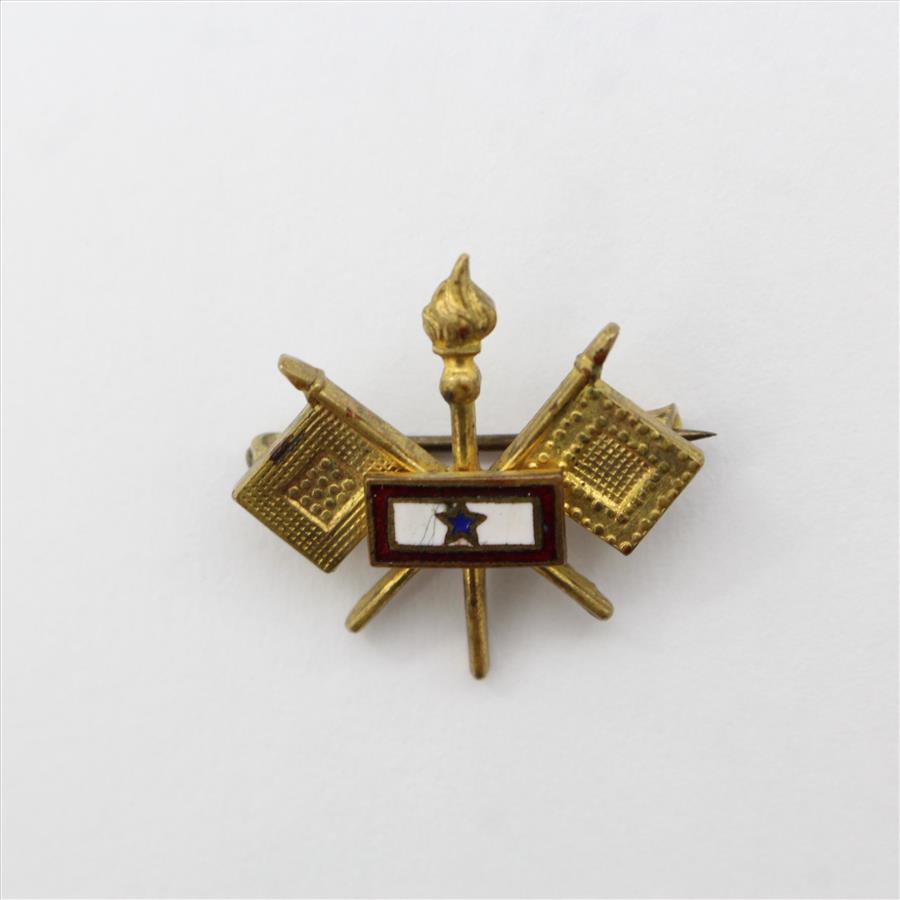 WWII Son In Service Signal Corps Pin 7/8" | Property Room
