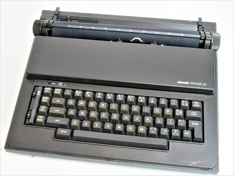 1983 Vintage Electric Olivetti Praxis 20 Typewriter | Property Room