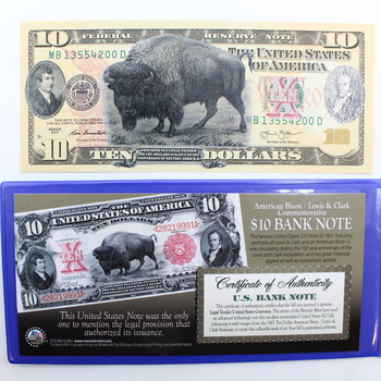 American Bison/Lewis & Clark Commemorative $10 Bank Note | Property Room