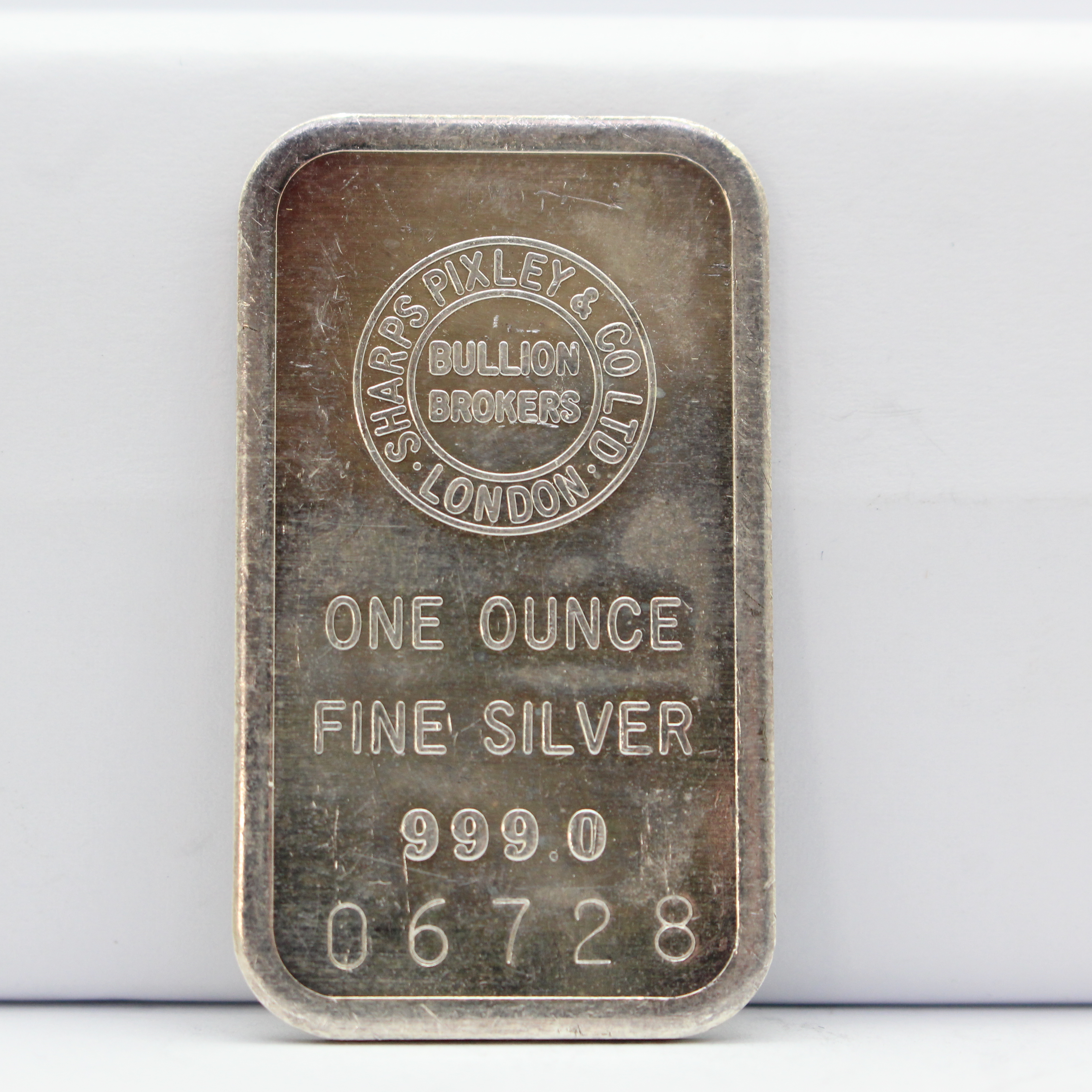 1 Ounce .999 Fine Silver Bar - Sharps Pixley & Co Ltd London | Property ...