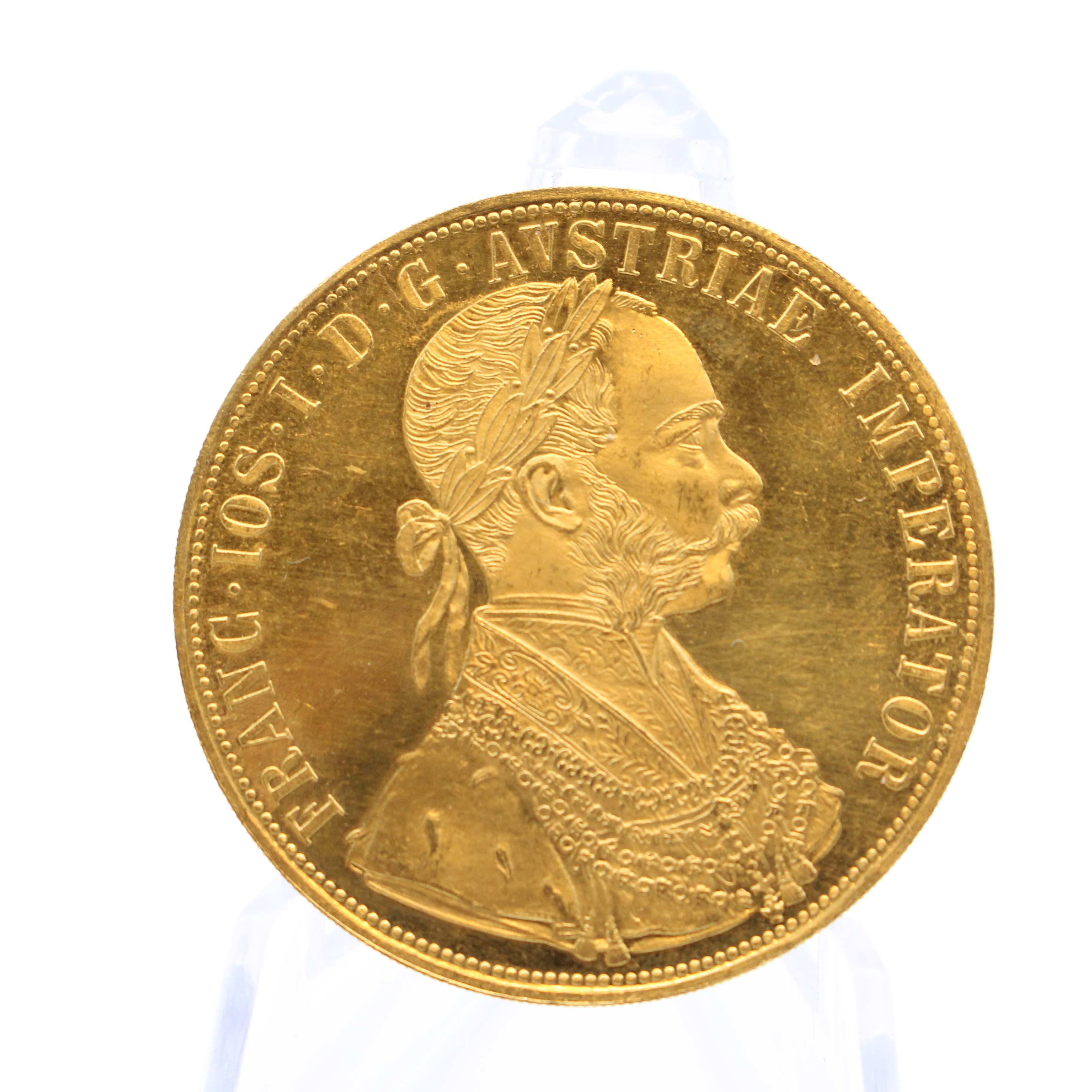 1915 Fine Gold Austrian 4 Ducat Coin (3) | Property Room