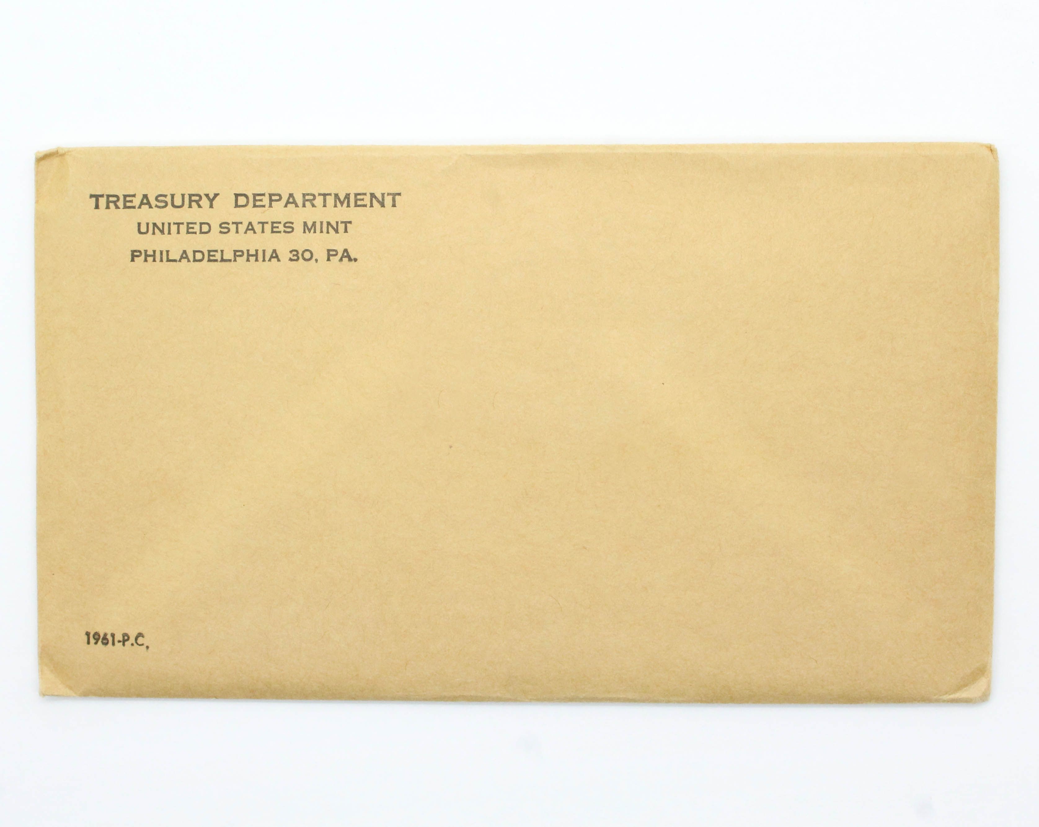 1961 Unopened (Envelope Still Sealed) U.S. Silver Proof Set - May ...