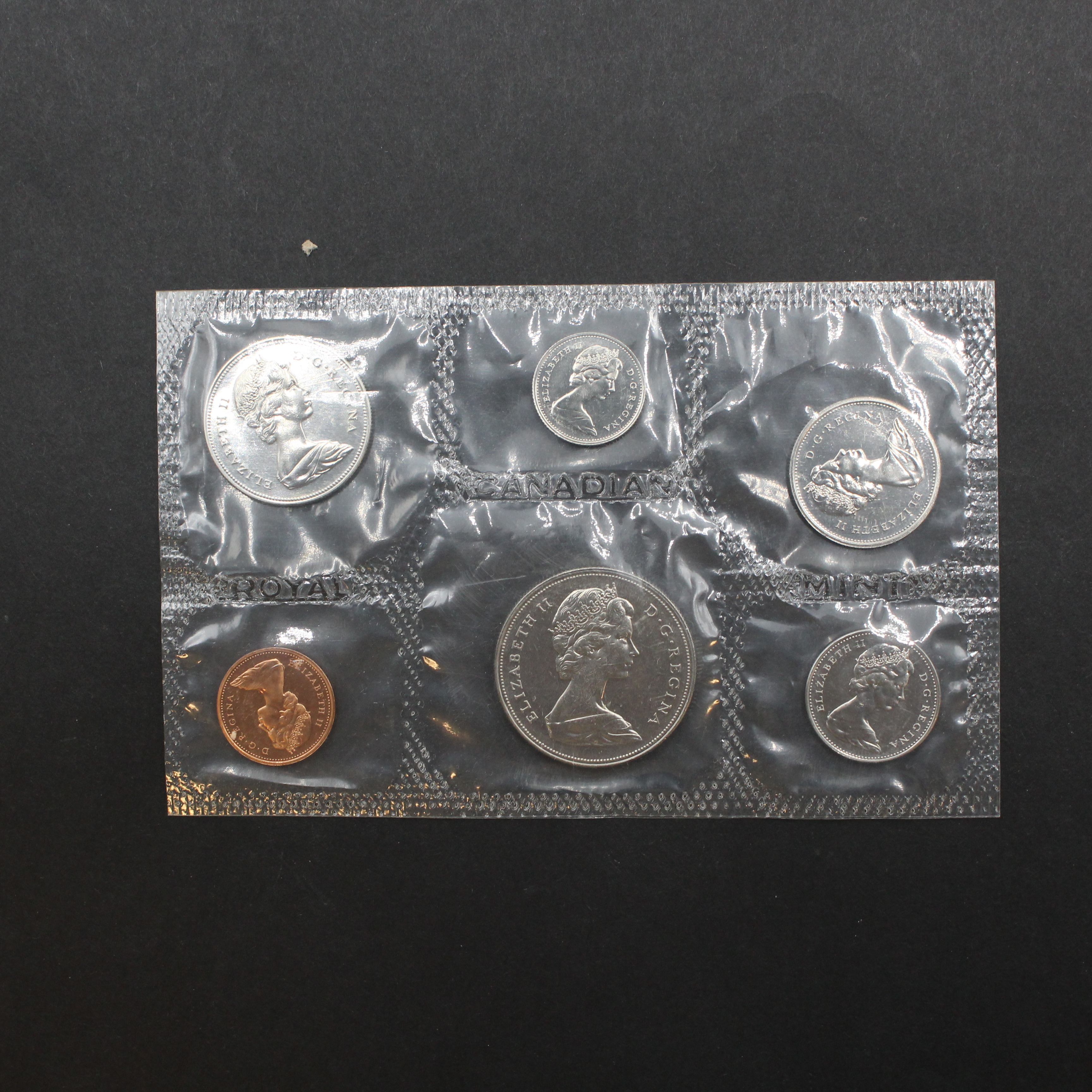 1969 Uncirculated Canadian Mint 6 Coin Set | Property Room