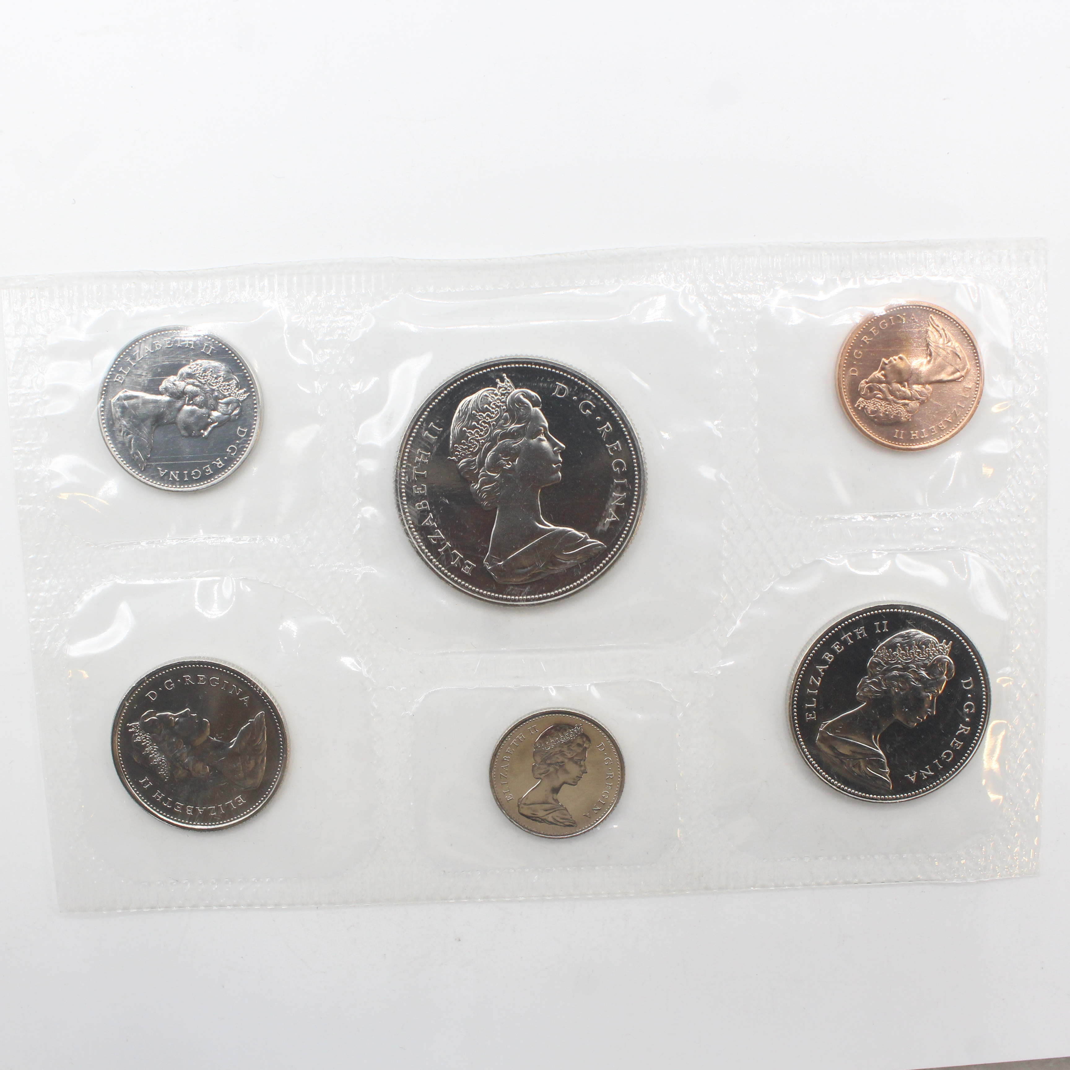 1970 Uncirculated Canadian Mint 6 Coin Set | Property Room