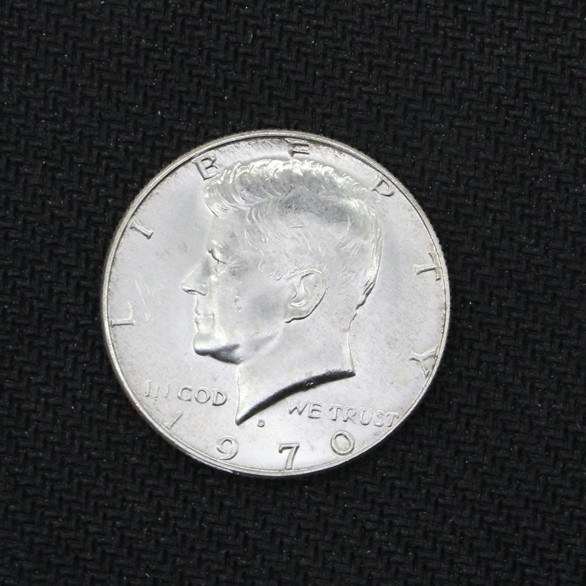 1970-D Kennedy Silver Half Dollar BU (a) | Property Room