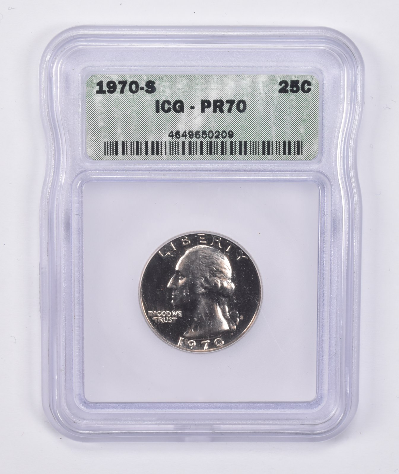 1970-S PR70 Quarter | Property Room