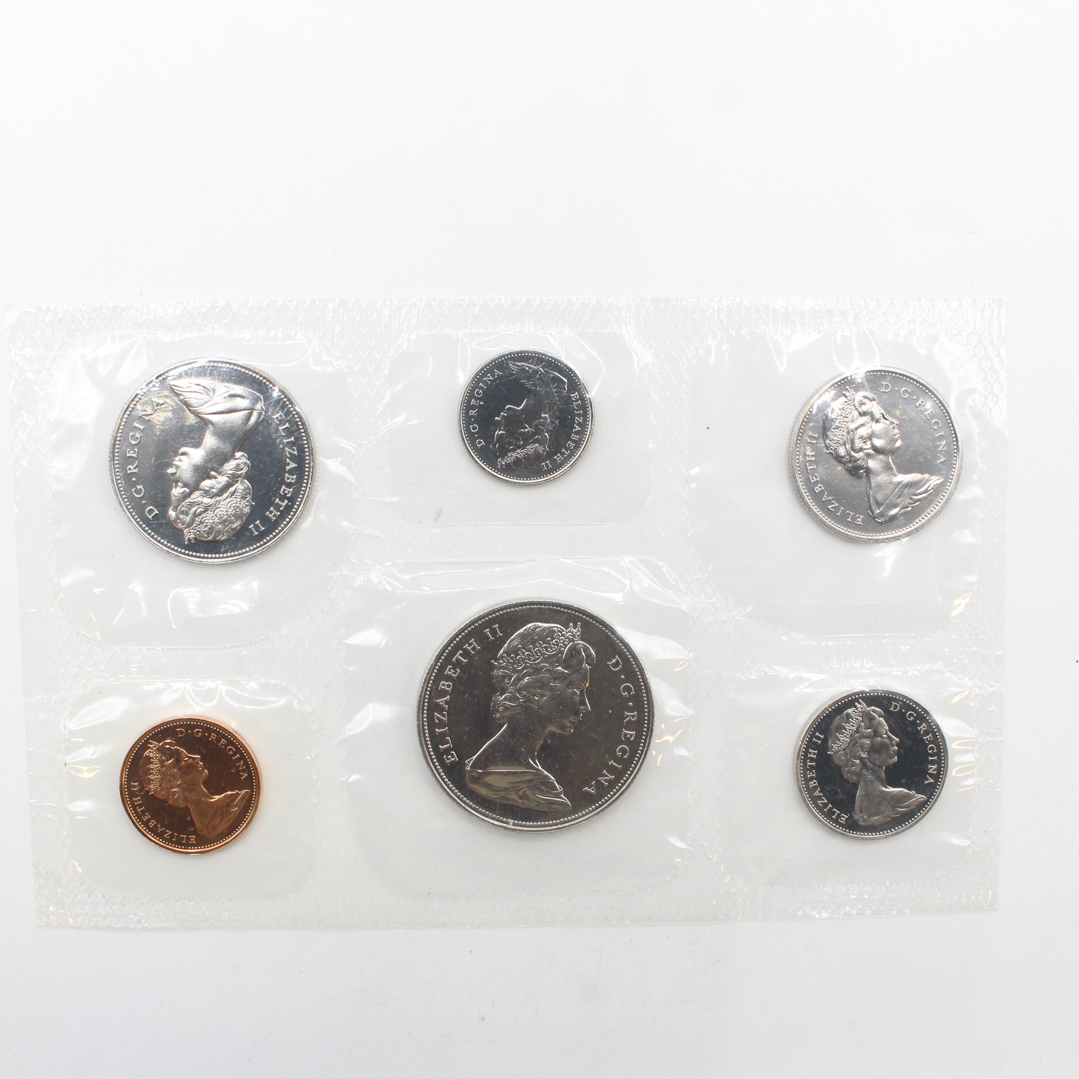 1971 Uncirculated Canadian Mint 6 Coin Set | Property Room