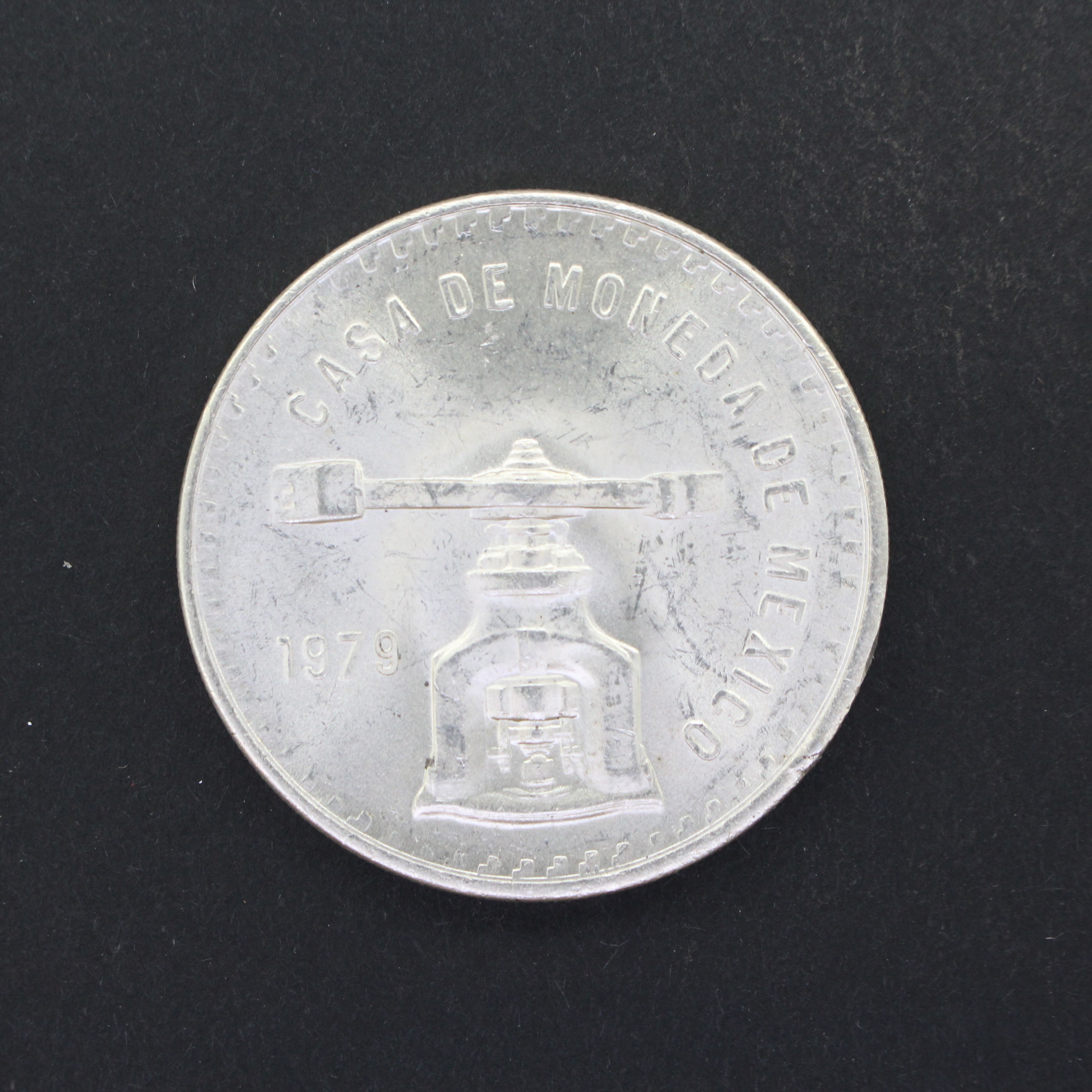 1979 Mexican Libertad Silver Coin 1 oz One Troy Ounce .925 33.625 Grams ...