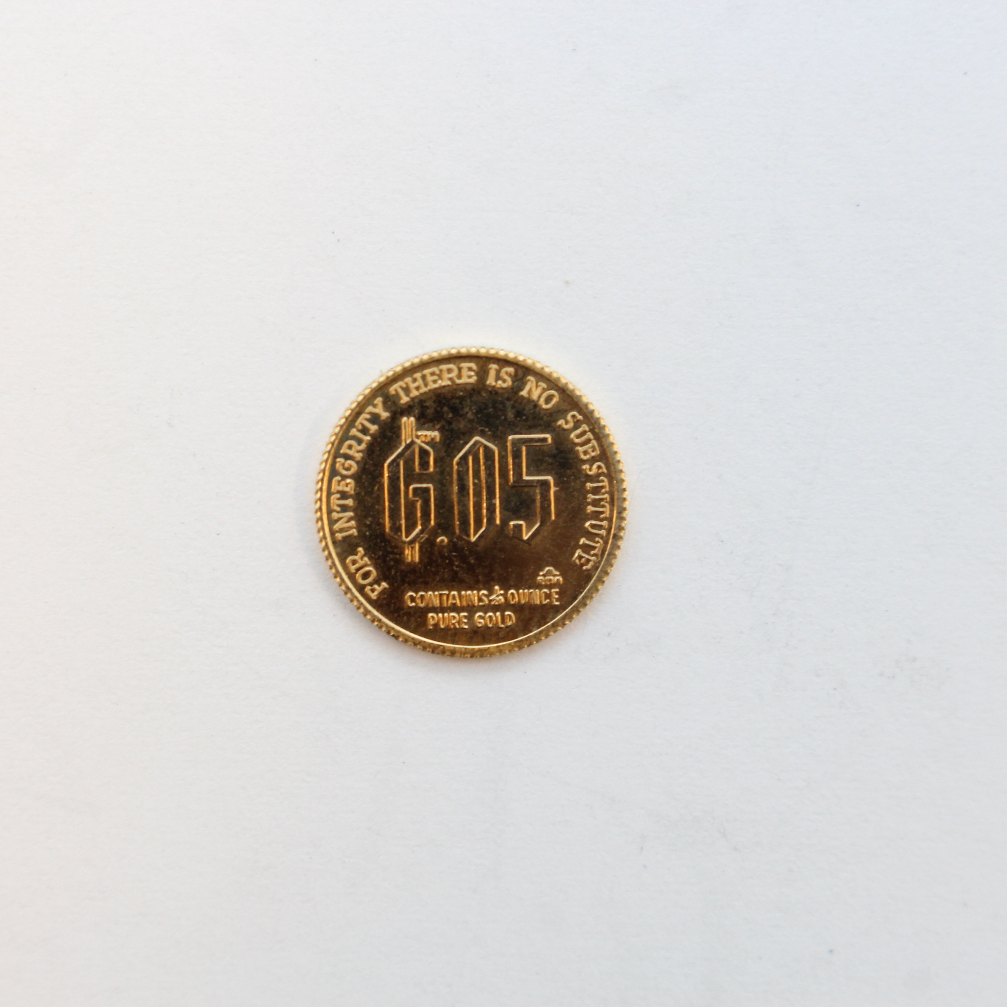 1980 1/20th Oz Pure Gold Nicholas L. Deak Commemorative (t) | Property Room