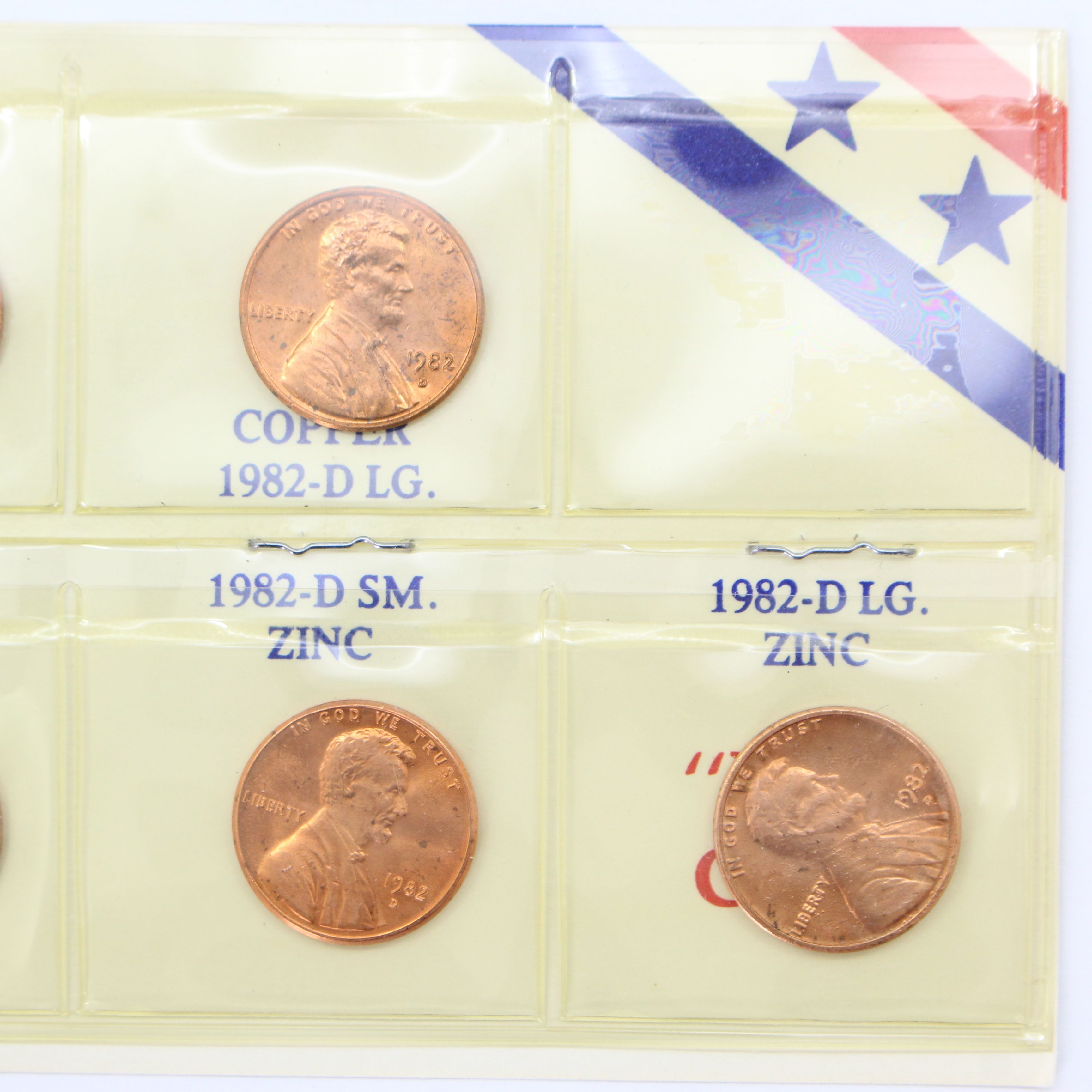 1982 P & D Lincoln Cent Collection with "Key" Coin | Property Room