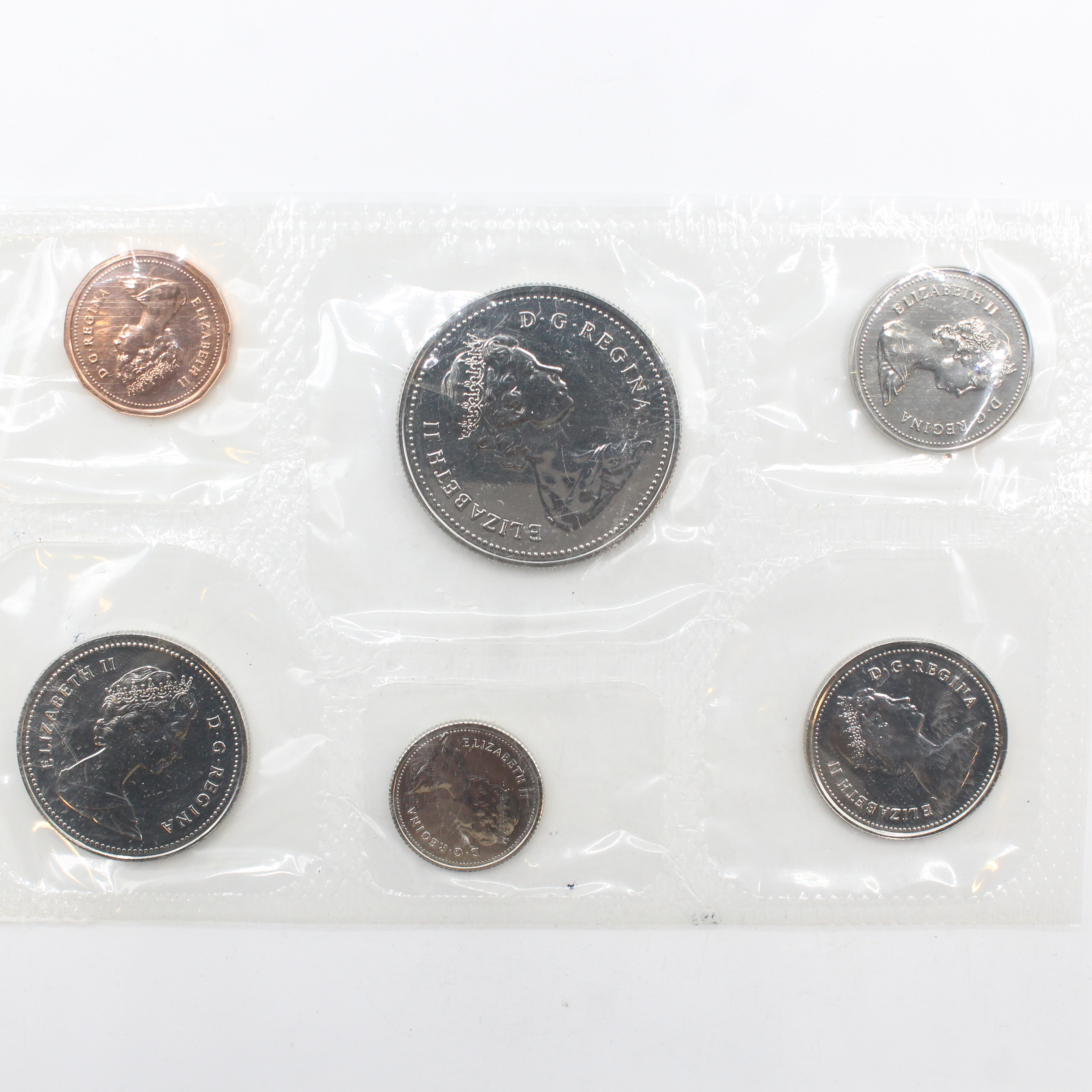 1983 Uncirculated Canadian Mint 6 Coin Set | Property Room