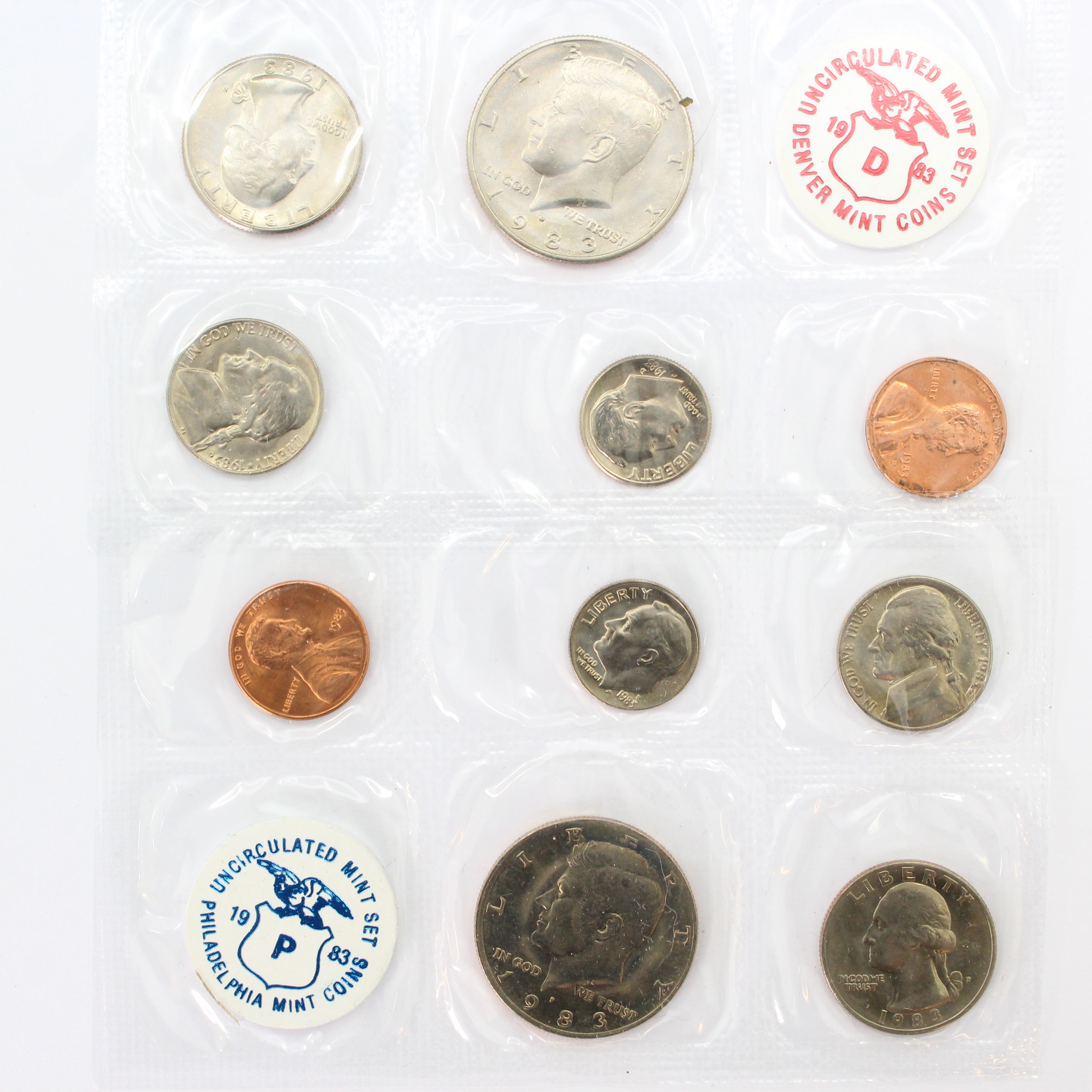 1983 Uncirculated P & D U.S. Mint Set | Property Room