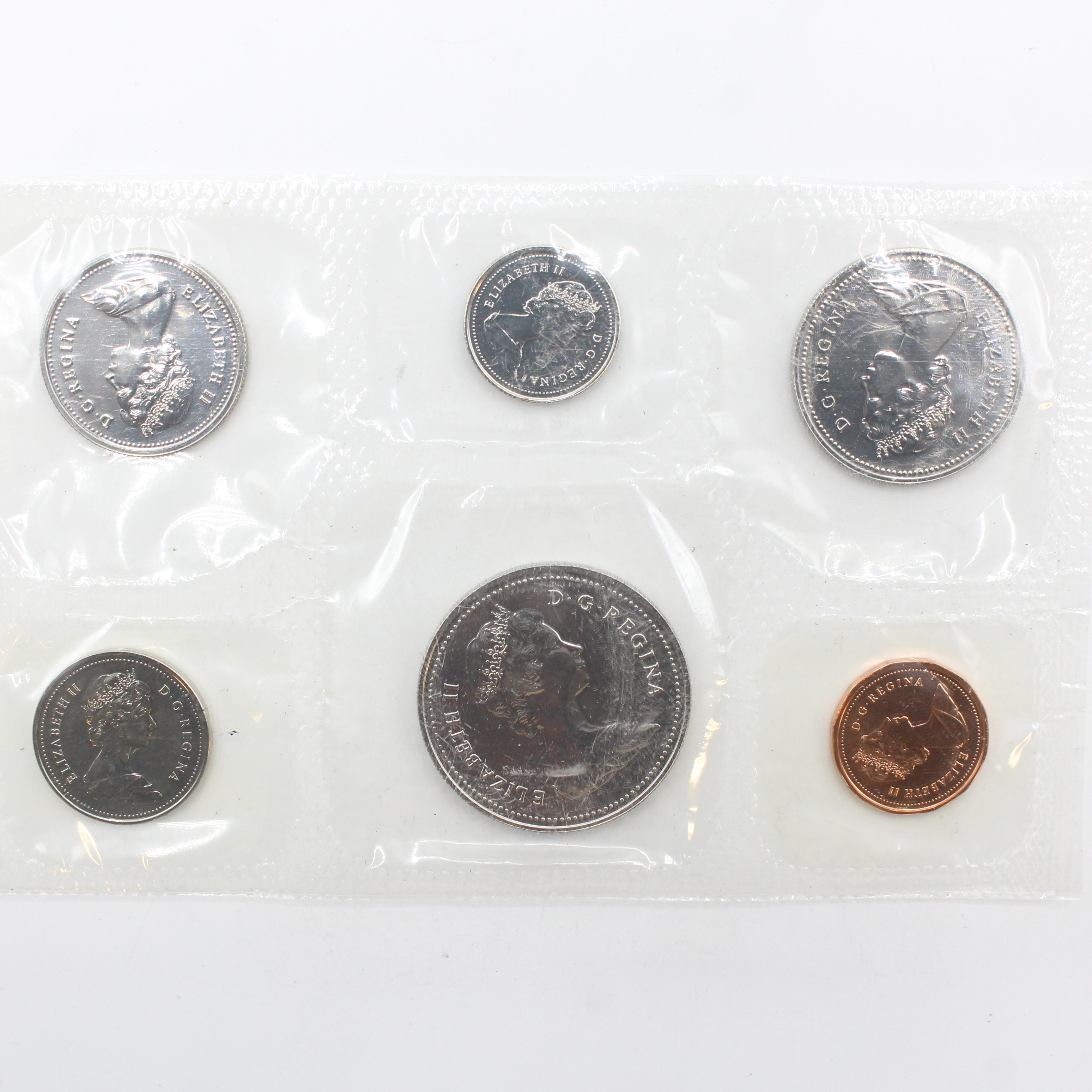 1985 Uncirculated Canadian Mint 6 Coin Set | Property Room