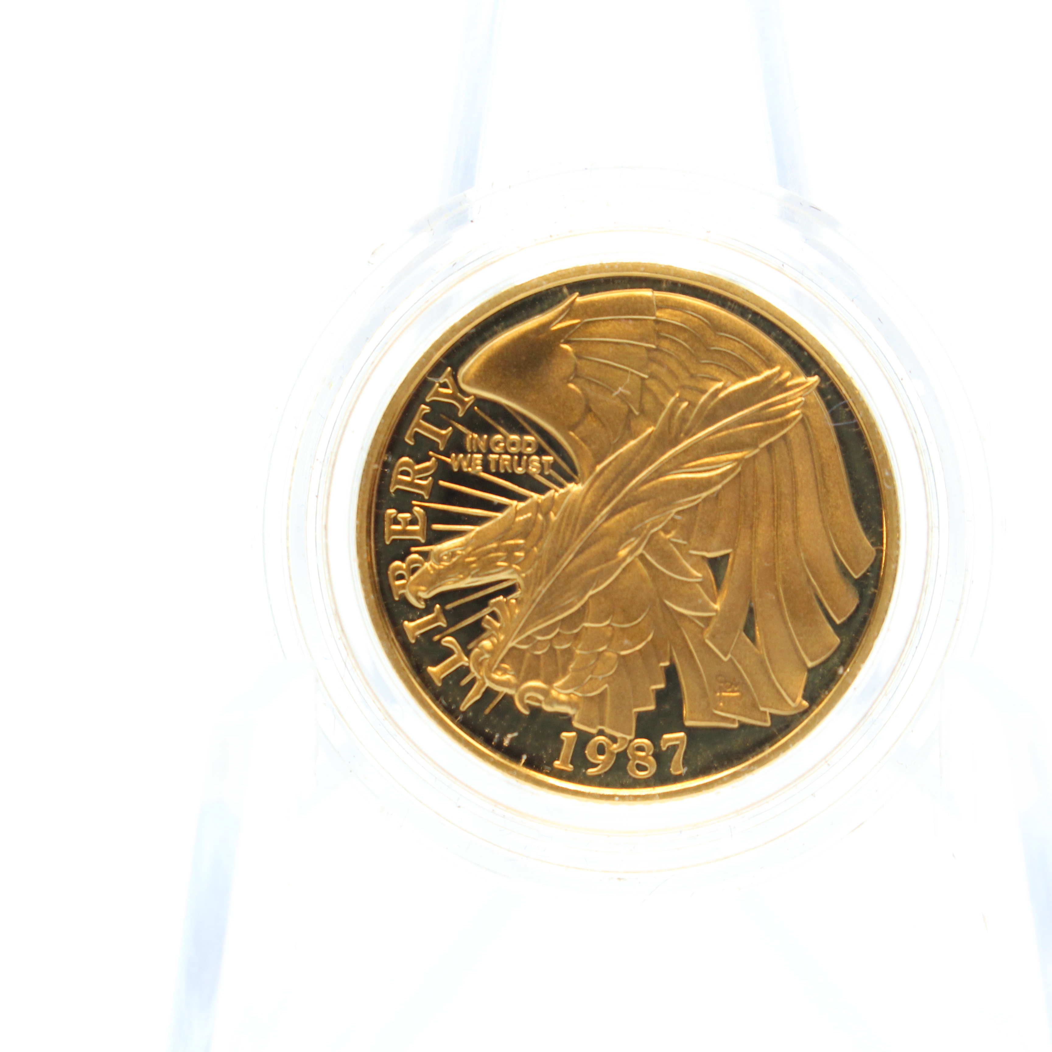 1987 99.99% Gold Commemorative Bicentennial Constitution Liberty Coin ...